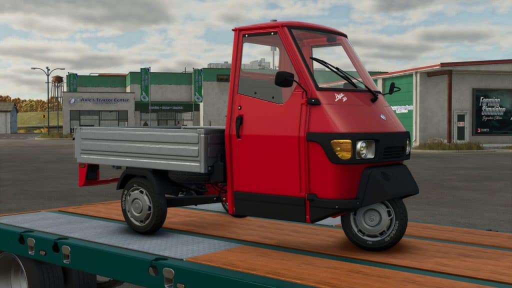 FS25 Piaggio Ape Tires With Letters v1.0 - FS 25 Prefab Mod Download