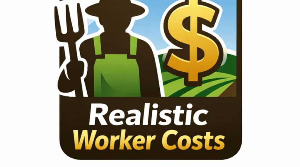 FS25 Realistic Worker Costs v2.1 - FS 25 Other Mod Download