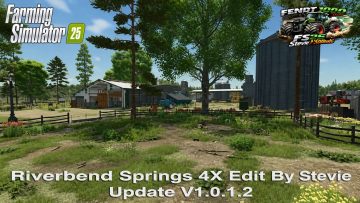 FS25 Riverbend Springs 4X Edit Updated v1.0.1.2 - FS 25 Maps Mod Download