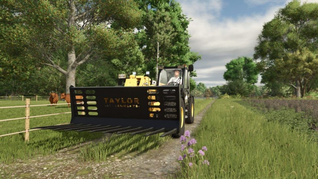 FS25 Taylor Attachments Manure Fork Pack v1.0.0.1 - FS 25 Forklifts ...