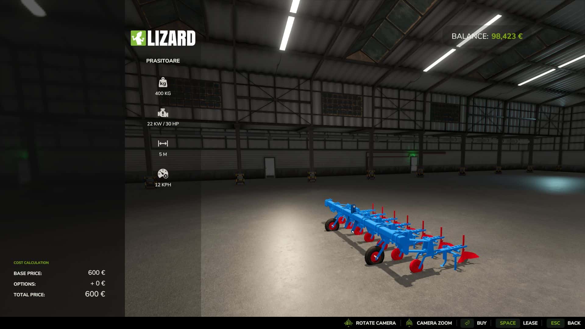 FS25 Weeder/Romanian Cultivator v1.0 - FS 25 Implements & Tools Mod ...