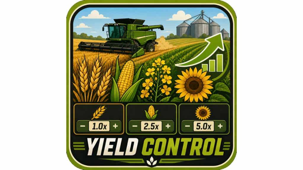 FS25 Yield control v2.0.0.1 - FS 25 Other Mod Download