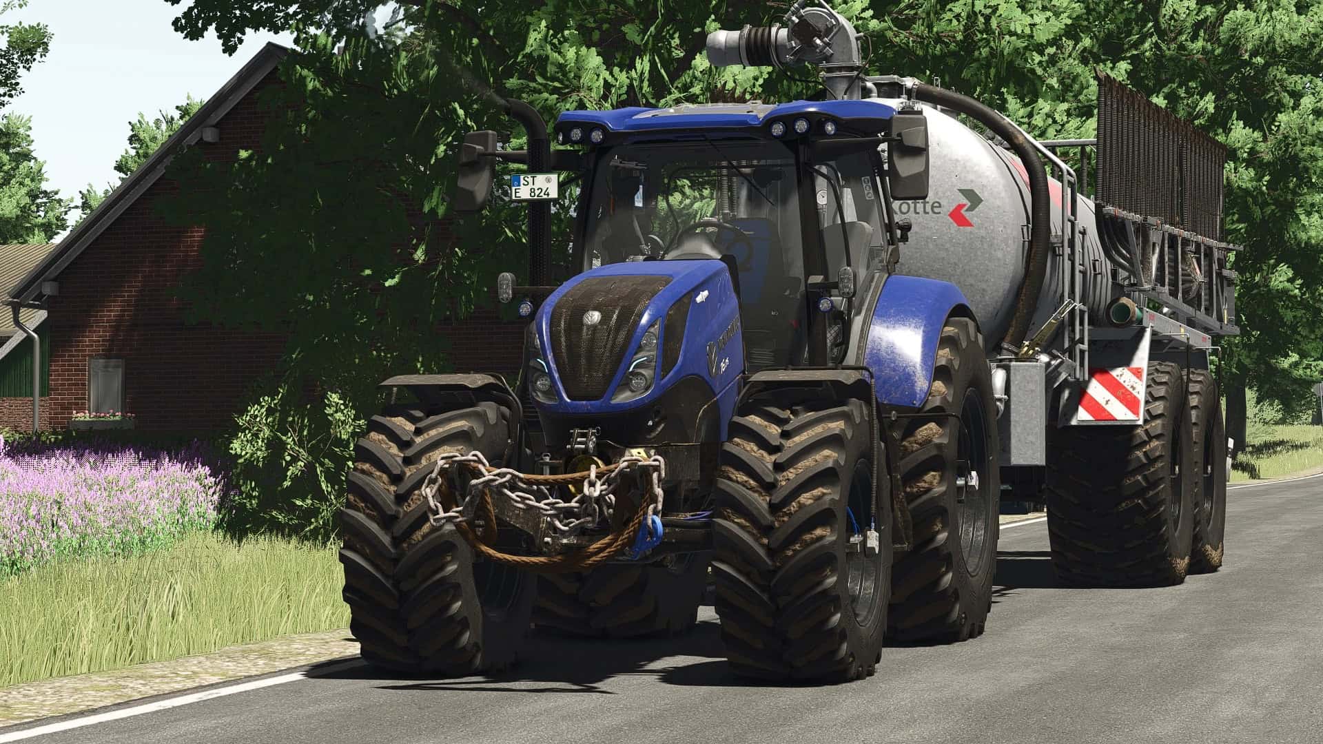 FS25 New Holland T6 With many new features v1.0 - FS 25 Tractors Mod ...
