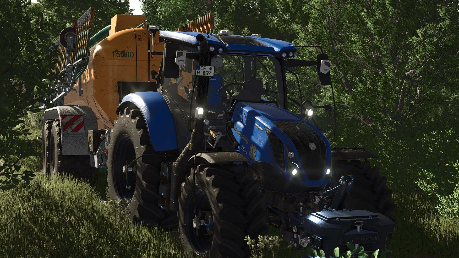 FS25 New Holland T6 With many new features v1.0 - FS 25 Tractors Mod ...