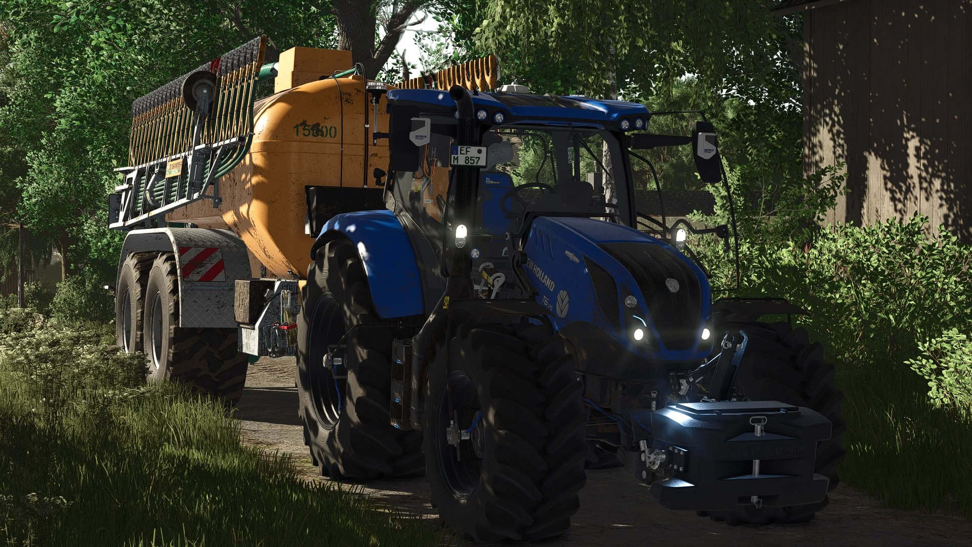 FS25 New Holland T6 With many new features v1.0 - FS 25 Tractors Mod ...