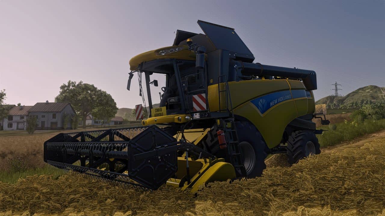 FS25 New Holland CX 8080 v1.0 - FS 25 Combines Mod Download