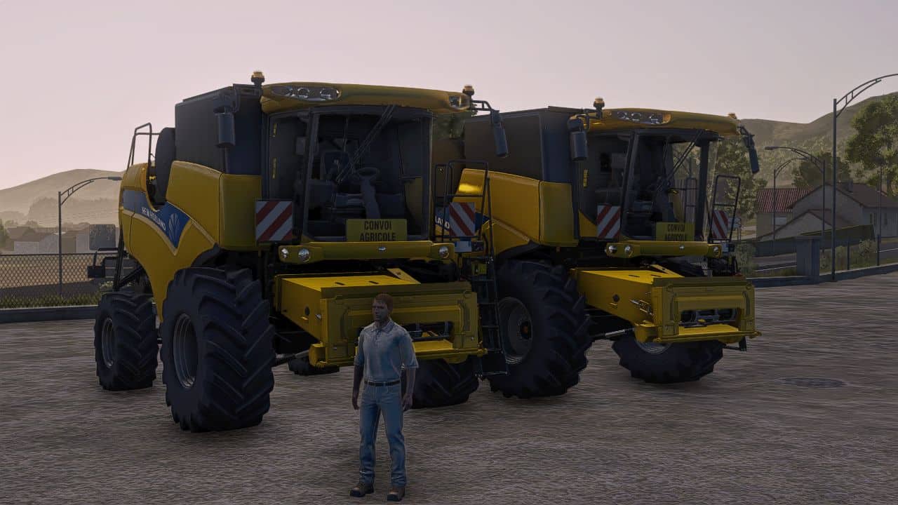 FS25 New Holland CX 8080 v1.0 - FS 25 Combines Mod Download